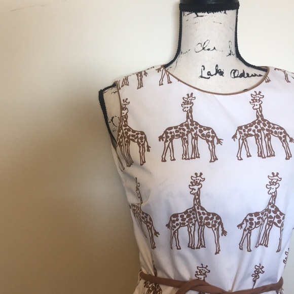 Vintage | Tops | Vintage Giraffe Blouse | Poshmark